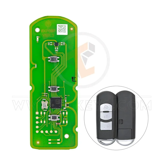 Xhorse XZMZD6EN Special PCB Remote Key 3 Buttons for mazda